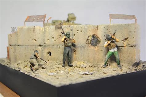 Стена — Каропка ру — стендовые модели военная миниатюра Iraq Wars