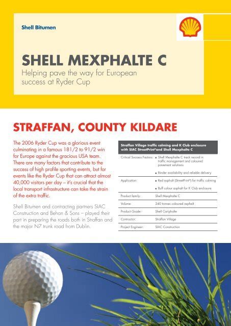 Shell Bitumen Shell Mexphalte C K Club Case Study