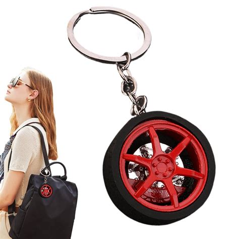 ล้อ พวงกุญแจรถล้อขอบอัตโนมัติ Key Chain ล้อ Tyre Auto พวงกุญแจสไตล์