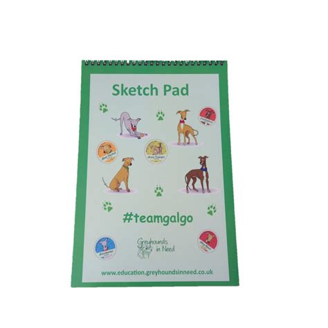 Gin Sketch Pad Greyhounds In Need