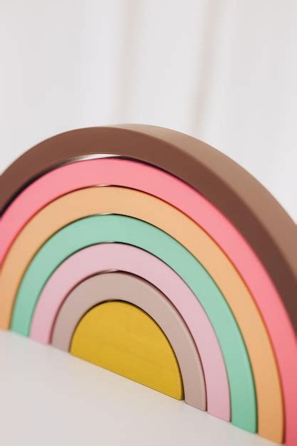 Premium Photo Wooden Toys Isolated On White Background