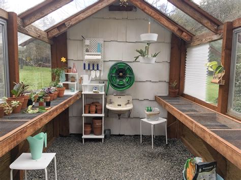 Greenhouse With Lots Of Plants And Windows Natural Light Greenhouse