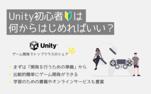 Unity初心者は何からはじめればいいゲーム作りがわかる入門動画を紹介