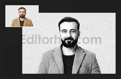 دانلود افکت فتوشاپی قابل ویرایش عکس به سبک هافتون نیم تُن کلاسیک