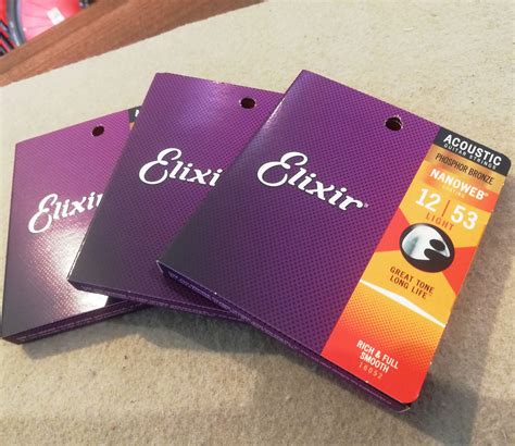 Elixir 12 53 Nanoweb Foszforbronz Akusztikus Húr 3 Szett Stageshop