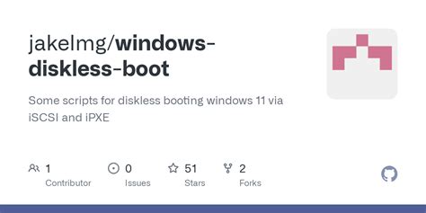 GitHub Jakelmg Windows Diskless Boot Some Scripts For Diskless Booting Windows Via ISCSI