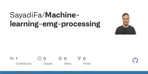 Github Sayadifa Machine Learning Emg Processing