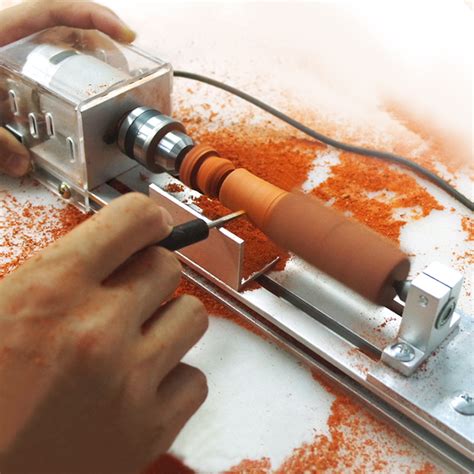 200w Mini Lathe Beads Machine Wood Lathe Diy Woodworking Tool Milling