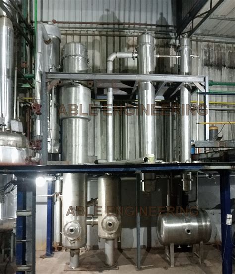 Falling Film Evaporator Able Engineering Herbal Extraction Plant