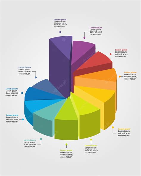 Premium Vector Timeline Pie Chart Template For Infographic Presentation Template With 11
