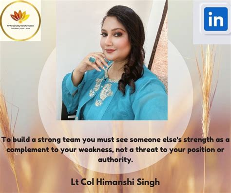 Himanshi Singh On Linkedin Strengths Complements Collaborative