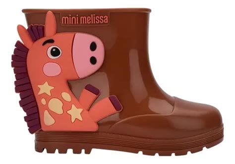 Bota Infantil Mini Melissa Bb Welly Wonderland Menina Frete Grátis