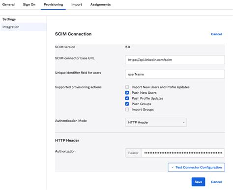 Configuring Okta Scim Automated User Provisioning For Linkedin Learning