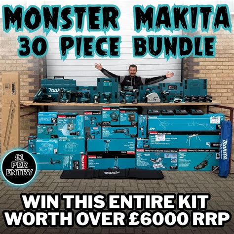 Makita 30 Piece 18v Power Tool Kit With Mak Pac Storage System Monster