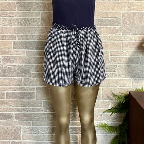 One Piece Swimsuit Checkered Etsy