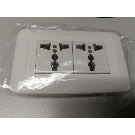 台灣精品 Wonpro 萬寶 250V 20A 16A CE 萬用插座組 接地型 插線 鎖線式 單插二插 民宿旅店旅館 蝦皮購物