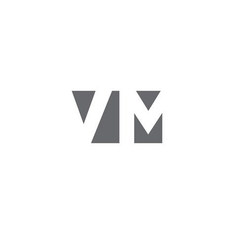 Vm Logo Monogram With Negative Space Style Design Template 2771510