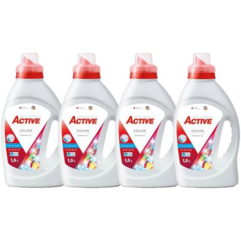 Detergent Lichid Pentru Rufe Colorate Active 4 X 15 Litri 120