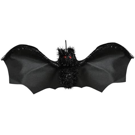 Black Bat Tinsel Wall Decoration Big W