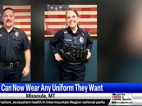 Missoula Police Officers May Now Wear Any Uniform They Want