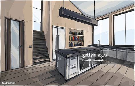 133 One Point Perspective Interior High Res Vector Graphics Getty Images