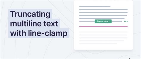 Truncating Multiline Text With Line Clamp DEV Community