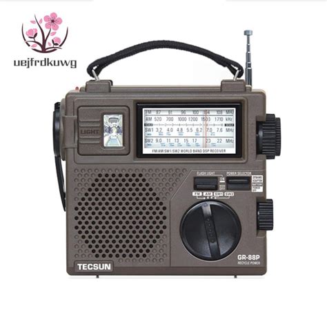 Tecsun GR-88P เครื่องรับสัญญาณวิทยุดิจิทัล ไฟฉุกเฉิน วิทยุไดนาโม พร้อม ...