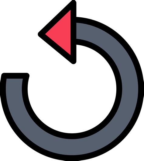 Refresh Reload Rotate Repeat Flat Color Icon Vector Icon Banner