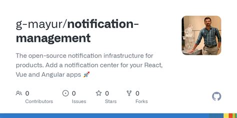 GitHub G Mayur Notification Management The Open Source Notification