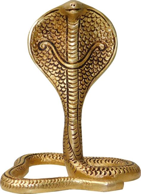 Om Shree Siddhi Vinayak Murti Bhandar Naag Devta Idol Brass Naag Devta
