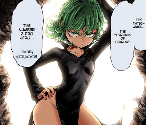 Colored A Tatsumaki Panel From The Latest Chapter Ronepunchman