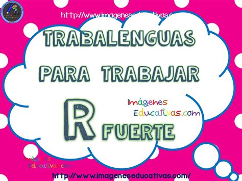 Trabalenguas infantiles para practicar la r – Imagenes Educativas