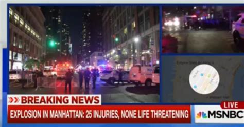 Networks Break In To Cover New York City Explosion
