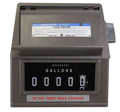 0789000 075 Meter Register Printer Z Std Franklen Equipment Inc