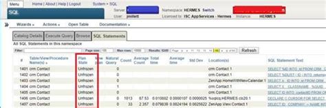 A Case For Thawing Frozen Query Plans After Upgrade Intersystems