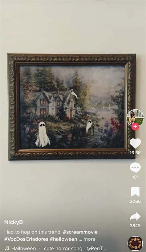 “thrifted Ghost Painting” Is The Hottest New Trend For Halloween And