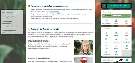 Newsletters By Smore Schoolstatus Connect