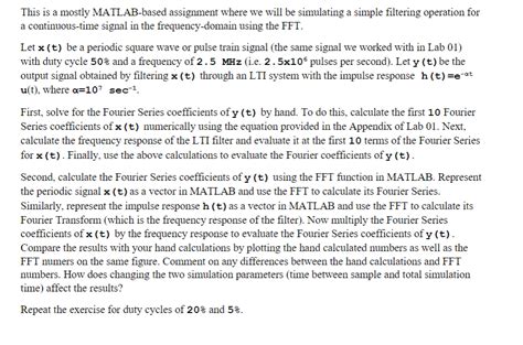 this is a mostly matlab based assignment where we