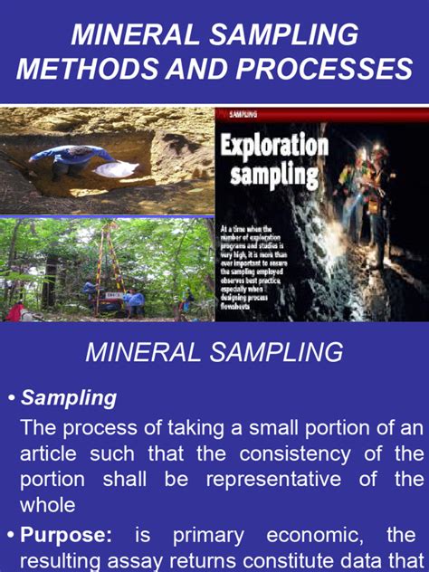 Review Lecture Sampling Ore Reserve Estimation Pdf Mining Ore