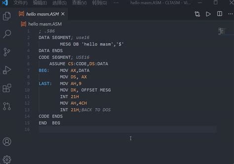 Vscode Vscode Dosbox Masm Tasm
