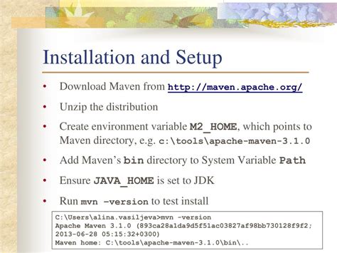 Ppt Maven Powerpoint Presentation Free Download Id4637684