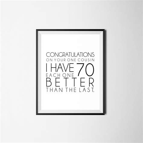 Dwight Schrute Quote Congratulations On Your One Cousin The Etsy