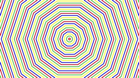 Color Decagon Simple Flat Geometric On White Background Loop 16628081