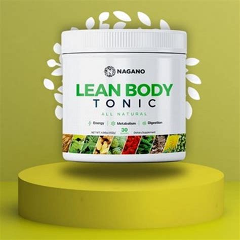 Nagano Lean Body Tonic Reviews Does It Work Ingredients Benefits