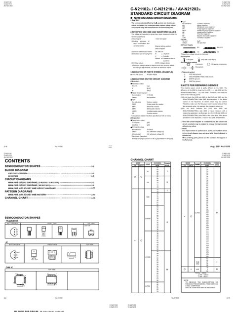 C-N21102 / C-N21210 / AV-N21202 Standard Circuit Diagram | PDF ...