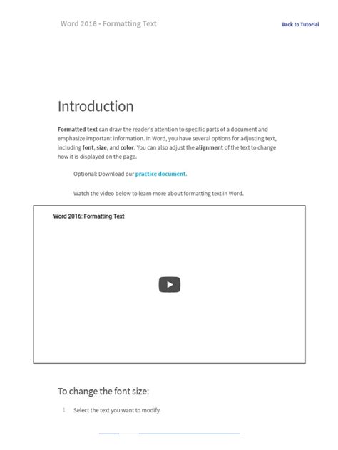 word 2016 formatting text pdf menu computing software
