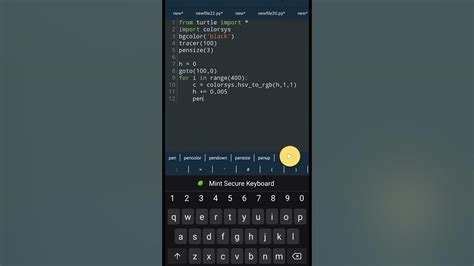 Python Turtle Graphic Design😜😜🥰🥰 Python Coding Status 😍😜 Shorts