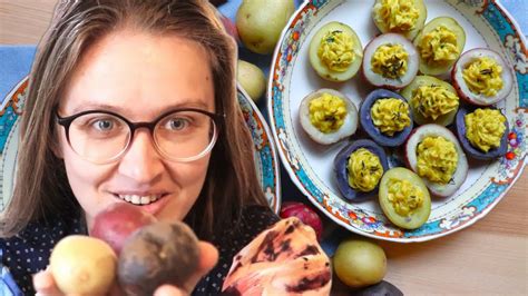 Vegan And Gluten Free Deviled Potatoes With A Little Foraging Youtube