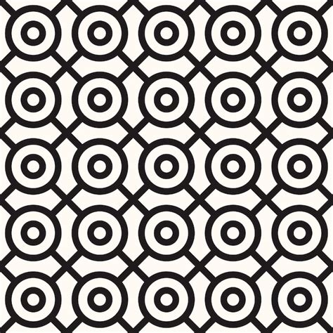 Premium Vector Vector Geometric Abstract Seamless Monochrome Pattern Texture Repeating Background