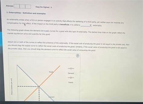 solved 1 externalities definition and examples an